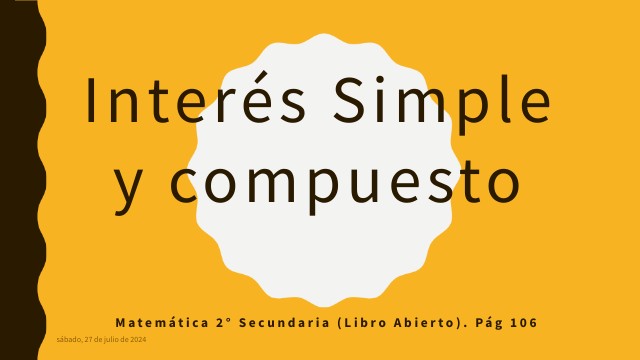 Interés Simple y Compuesto.pptx | Genially