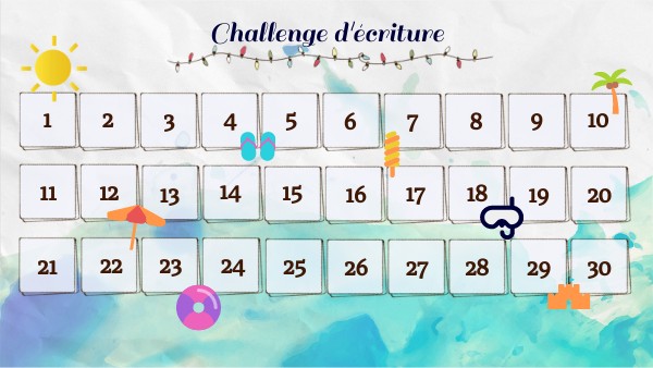 Challenge d'écriture | Genially