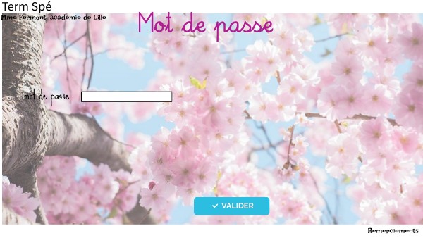 la plante Term spé élèves | Genially