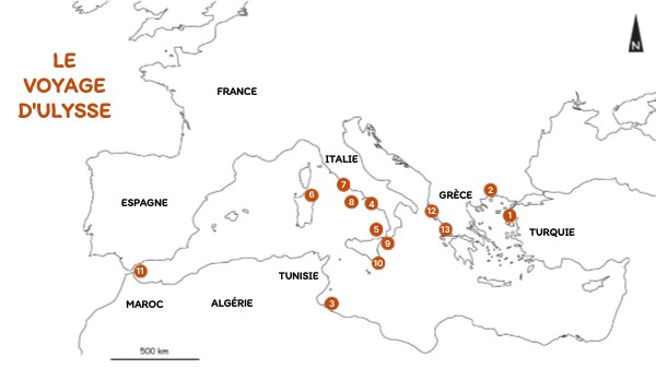 Carte interactive Ulysse | Genially