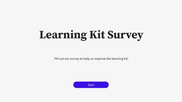 Basic Interactive Post-Training Survey