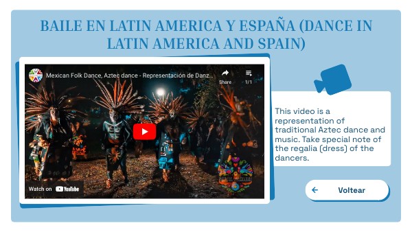 Pre & Post Colonial Latin American Dance | Genially
