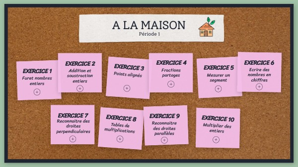 A la maison (P1) | Genially