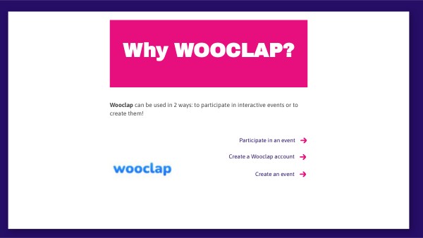EN - WOOCLAP pour les apprenants