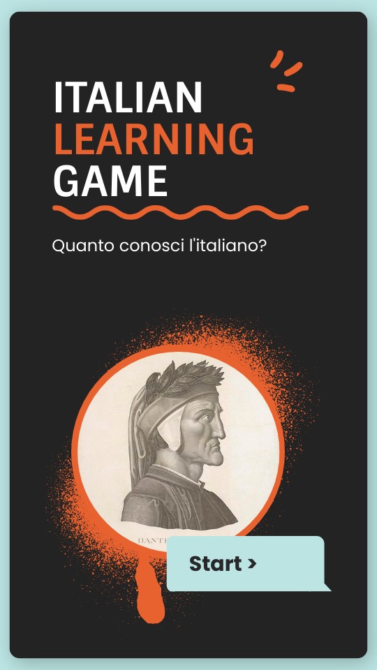 Italian Learning Game
