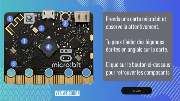 Trouver les composants de la carte micro:bit