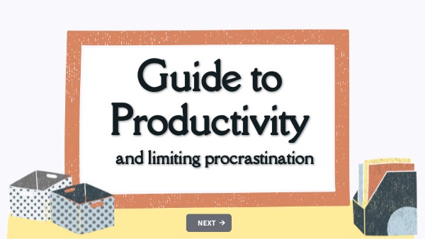 (Day 2) Productivity