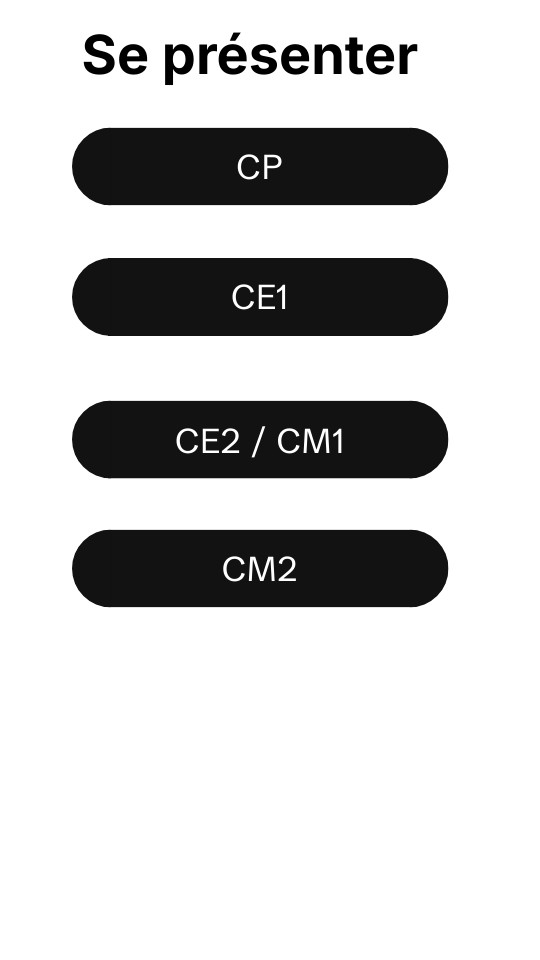 Séance 1 - Se présenter | Genially