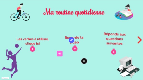 Ma routine quotidienne | Genially