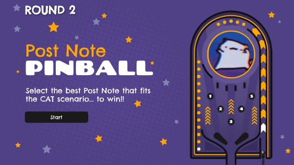 Round 2 - Post Note Pinball Quiz | Genially