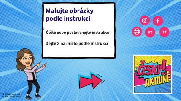 ČESKY AKTIVNĚ - Minulý čas - interaktivní malovačka | Genially