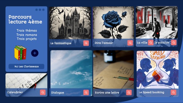 Parcours Lecture 4e | Genially