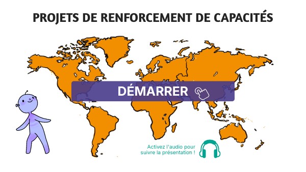 V1 Projets de renforcement de capacités | Genially