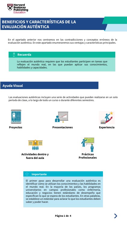 3. Ventajas y características de la evaluación auténtica[ES] SM3
