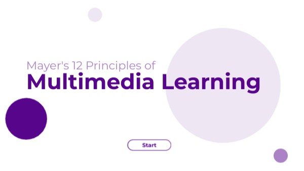 NEXUS - Mayer's 12 Principles of Multimedia Learning