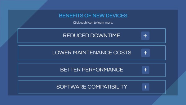 Benefits of New Devices
