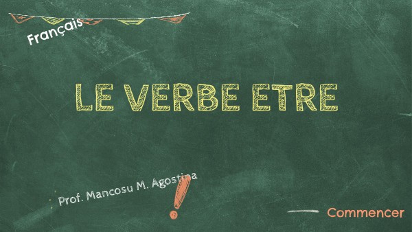 Présent verbe Être | Genially
