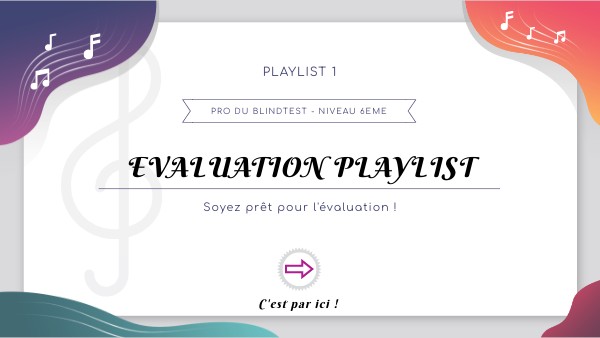 6e - EVAL PLAYLIST 1 | Genially