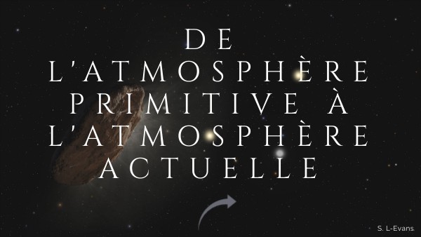 Atmosphère primitive à atmosphère actuelle