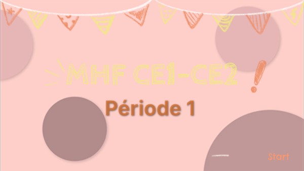 Période 1 MHF CE1-CE2 | Genially