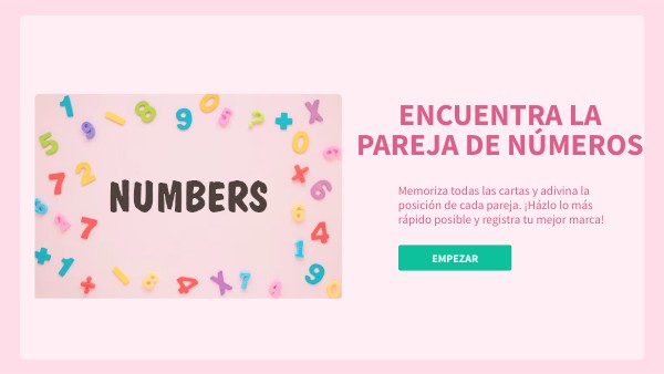 Actividad de Conteo y Asociación - Numbers | Genially