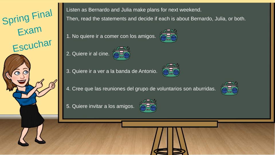 Spring Final Exam - Instruct 1 Deck.pptx.pptx | Genially