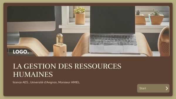 La gestion des ressources humaines | Genially