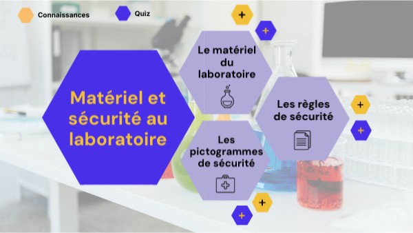 Matériel et sécurité au laboratoire