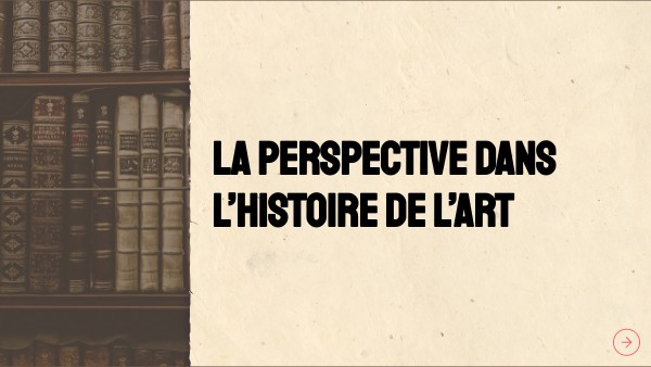 3e Perspective Histoire de l'art | Genially