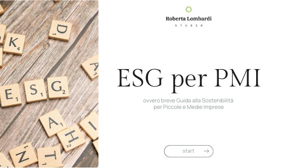 Presentazione ESG per PMI | Genially