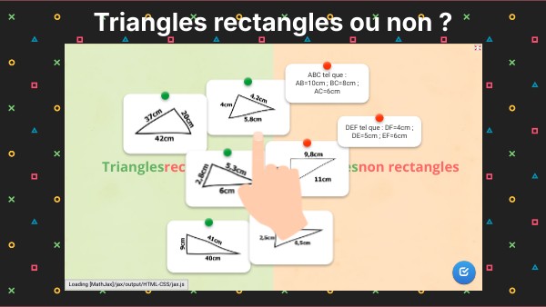 Triangle rectangle ou non