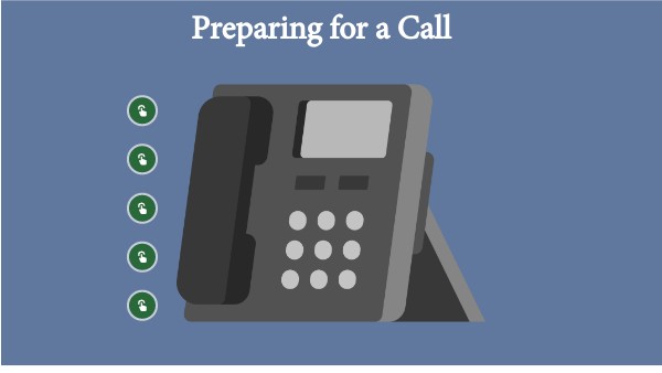 Preparing for a call | Genially