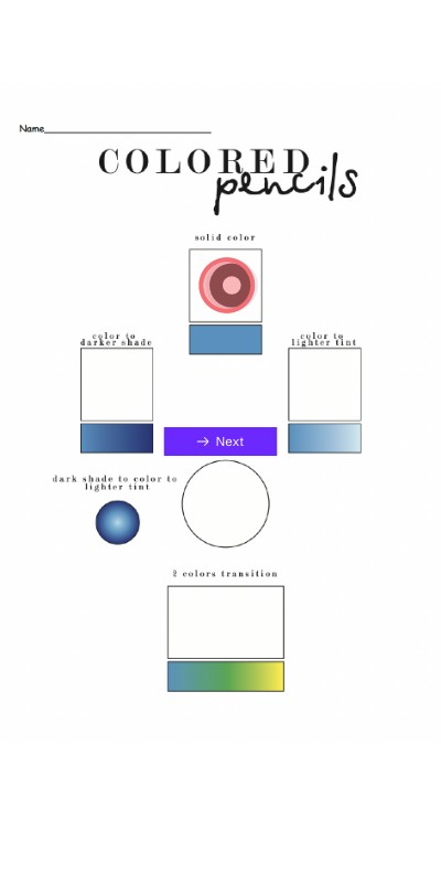 How to Use Colored Pencils