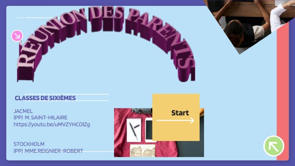 RÉUNION SIXIÈME | Genially