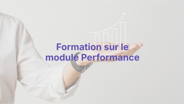 Activités module performance (manager)