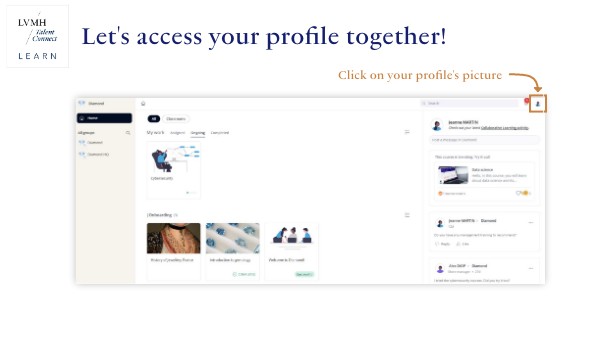 How to access my profile | Genially