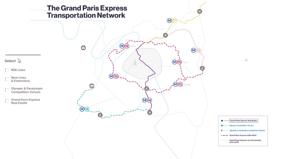 The Grand Paris Express Transportation Network_interactive | Genially