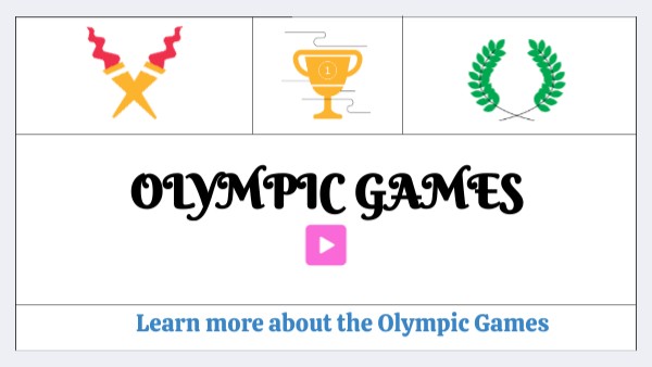 OLYMPIC GAMES PRESENTATION 2024
