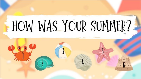 3ème - HOW WAS YOUR SUMMER? | Genially