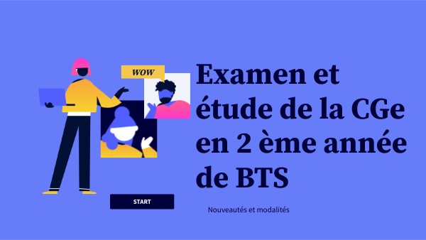 CGE BTS 2ème année 2025 | Genially