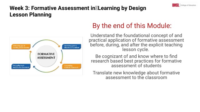 Week 3: Formative Assessment