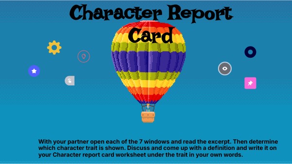 Character Report Card
