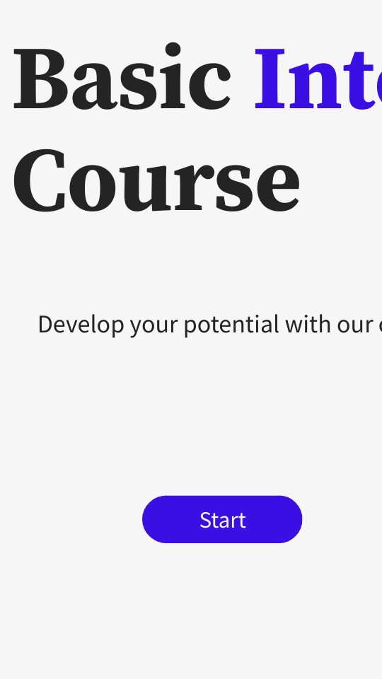 Basic Interactive Course