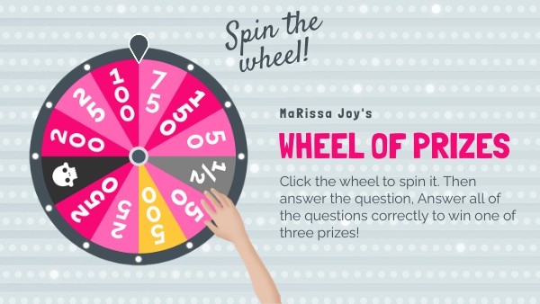 MJG Wheel of Prizes | Genially