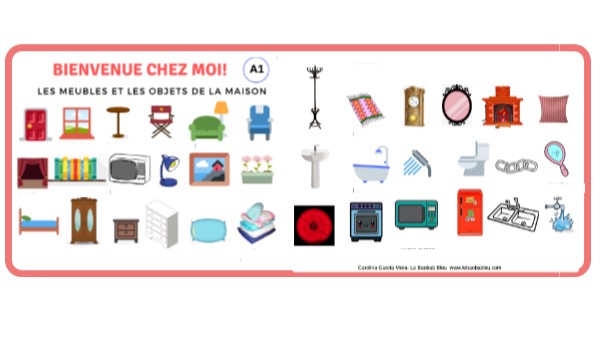 Les meubles et objets de la maison | Genially