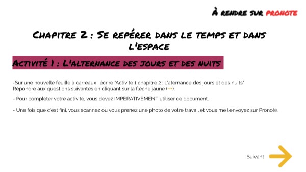 Chapitre 2 - Activité 1 | Genially