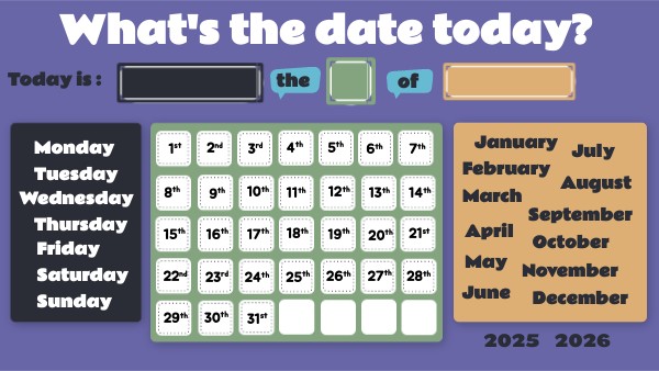 Rituel date 2024-2025