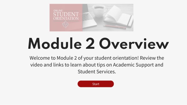 M2: Module 2 Overview | Genially