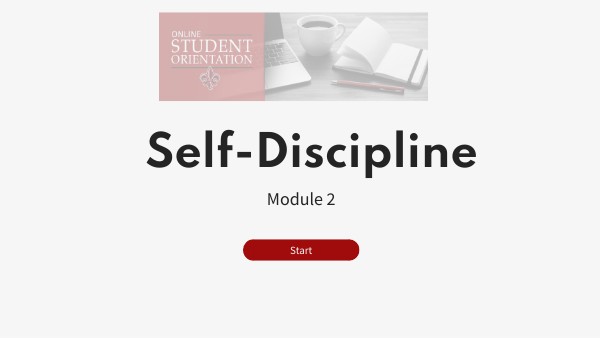 M2: Self-Discipline