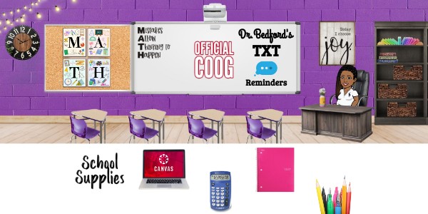 Welcome to Dr. Bedford's College Prep Math Class!